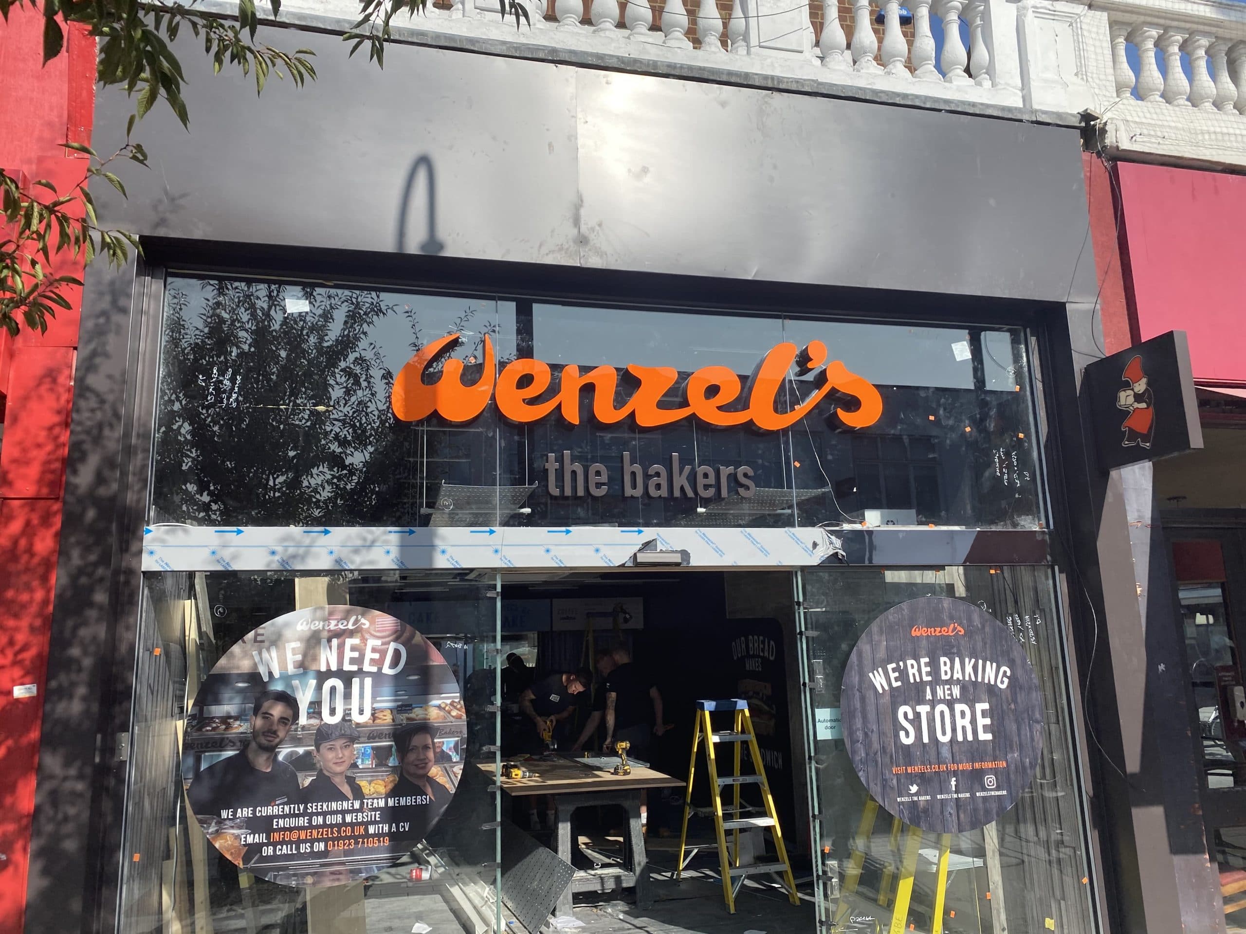 Wenzel's the Bakers - Graffiti Design